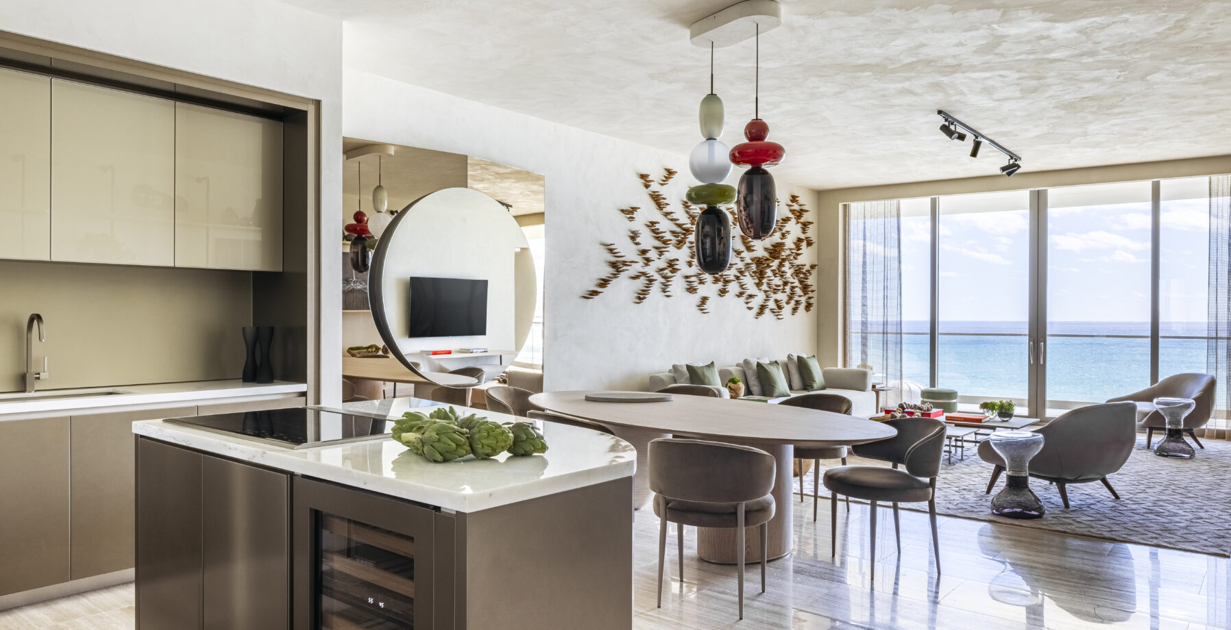 BOMMA's Pebbles collection in private residence by Jaegger Interior Design.