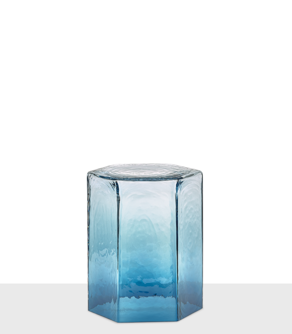 hex table medium ocean blue - Bomma