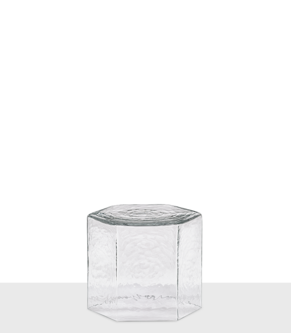 hex table small clear - Bomma