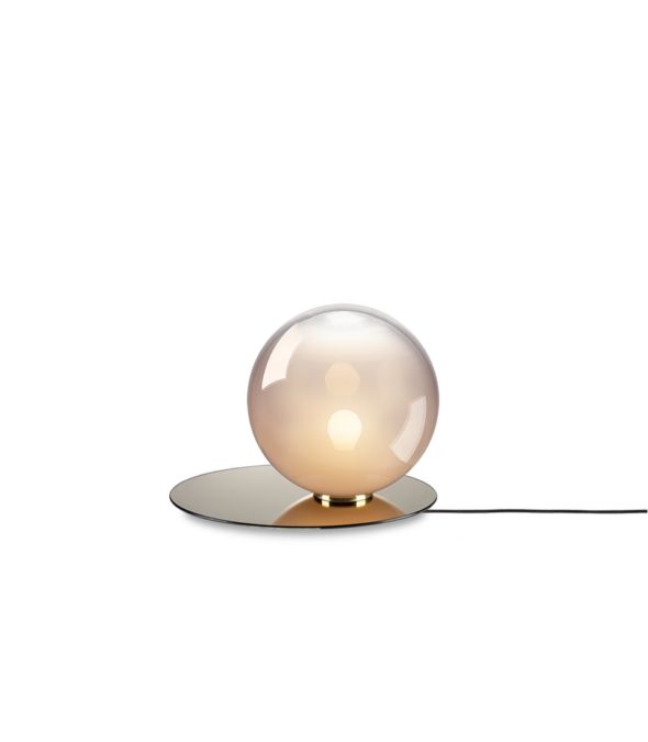 umbra table lamp / pink / gold - Bomma