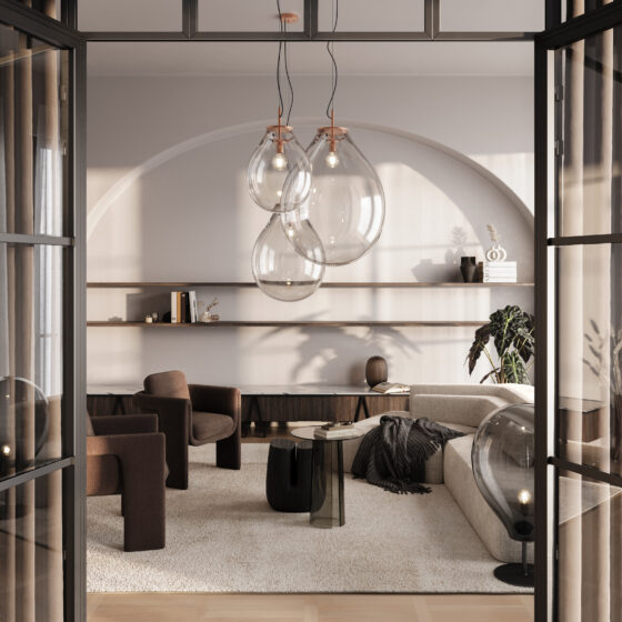 Crystal Tim lighting collection by BOMMA