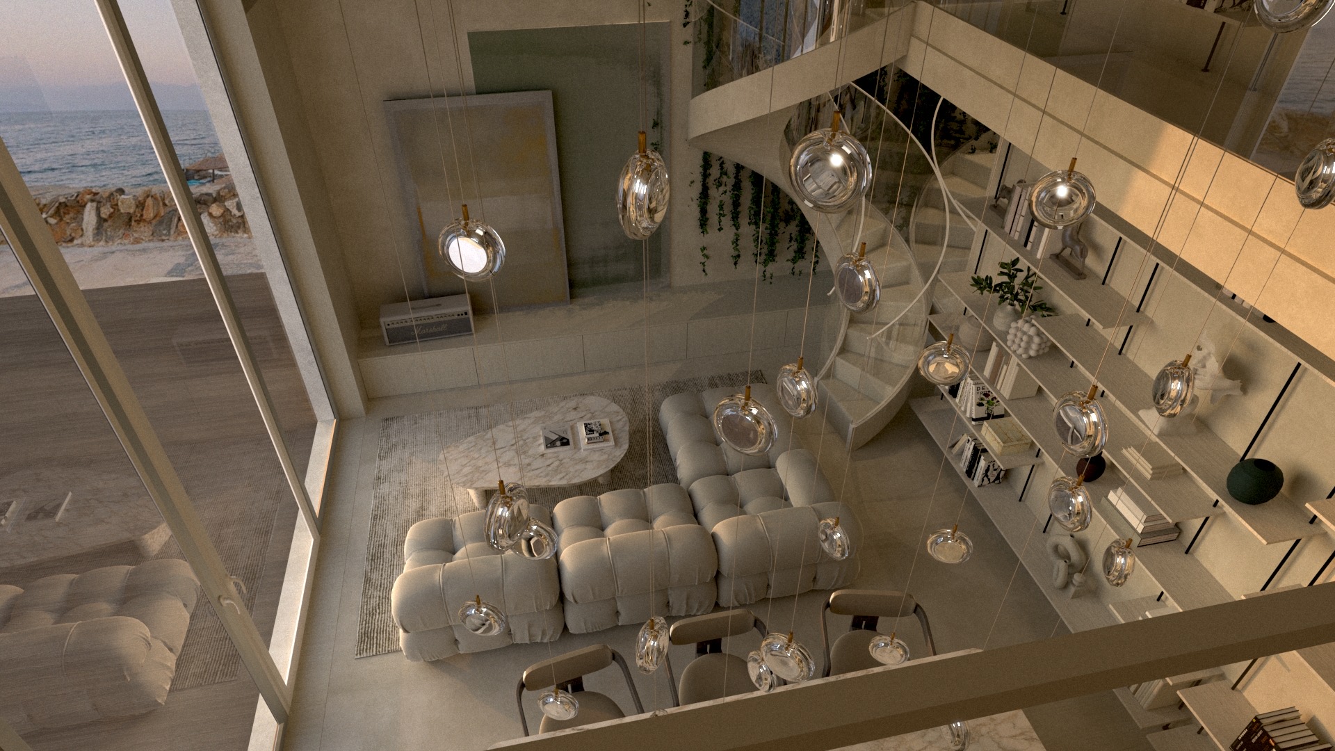 Decorate your interior with the crystal chandelier with 27 pieces