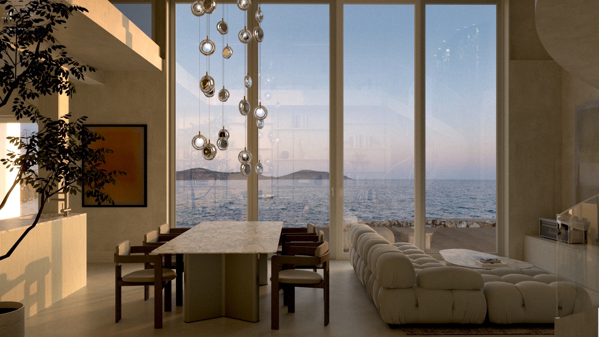 Decorate your interior with the crystal chandelier with 27 pieces