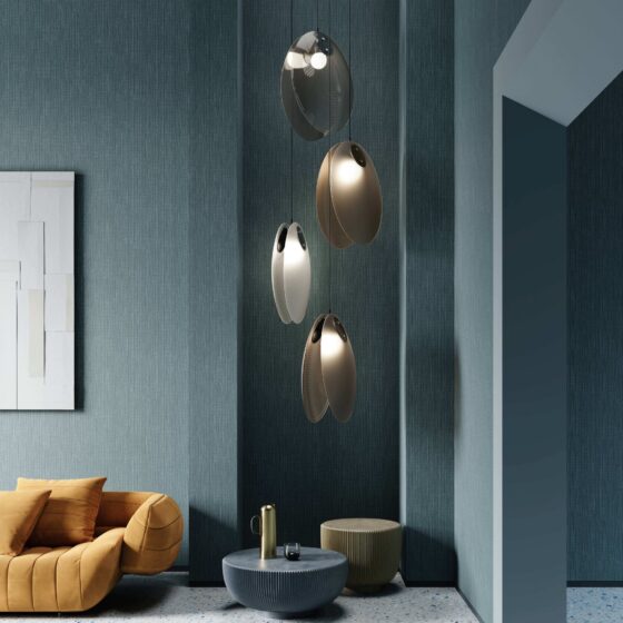 Ama | Modern sculptural pendant lighting | BOMMA