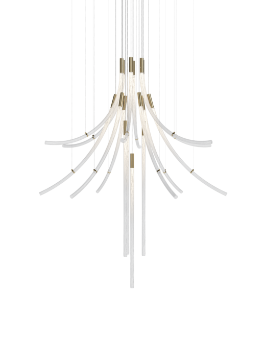 Flare | Minimalistic crystal pendant lighting | BOMMA