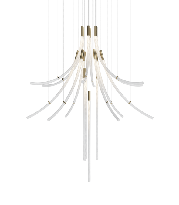 flare chandelier 16 pcs, option 17 / 4x type A / 6x type B / 6x type C ...
