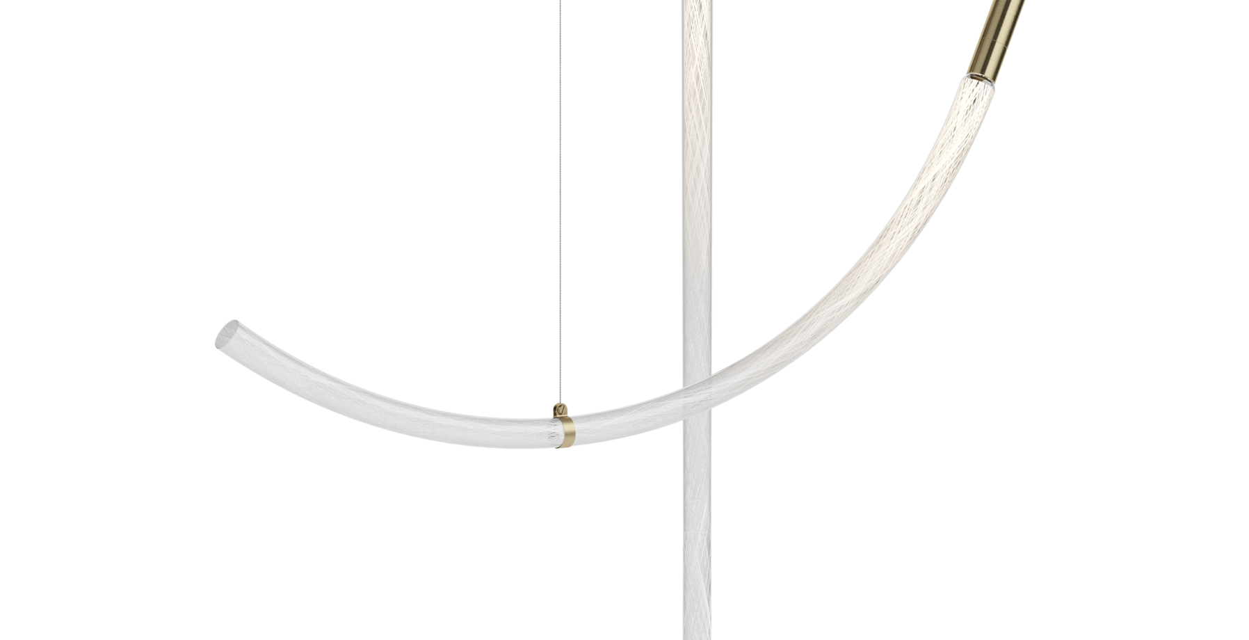 flare chandelier 2 pcs, option 02 / 1x type A / 1x type C / brushed ...