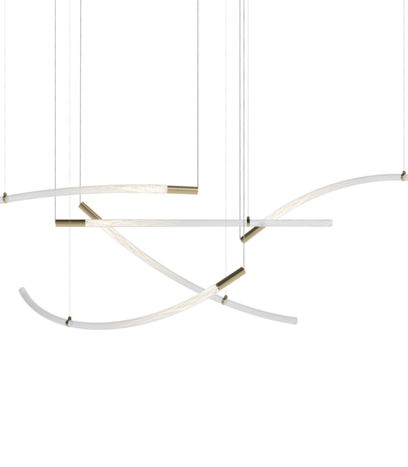 flare chandelier 5 pcs, option 09 / 2x type C / 2x type B / 1x type A ...