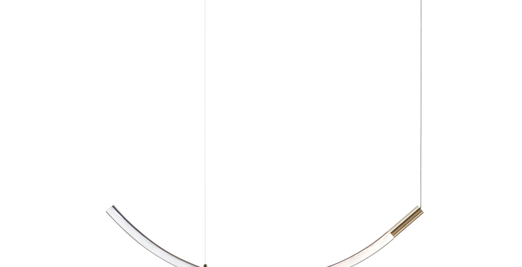 flare pendant / type C / brushed gold - Bomma