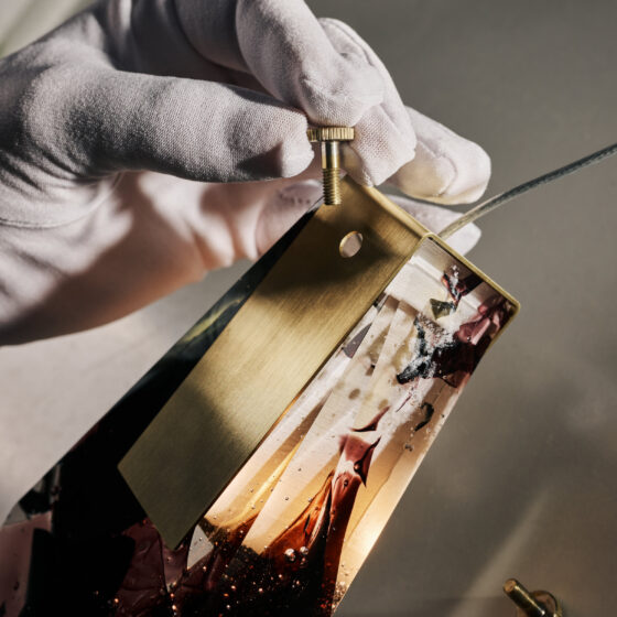 Fragments | Unique crystal pendant lighting from upcycled glass shards ...